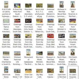 75+ Vintage South Dakota Postcard Collection: Landmarks & Scenery (300 ...