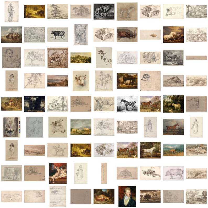James Ward Art Collection: 600+ High-res Romantic Animal Paintings ...