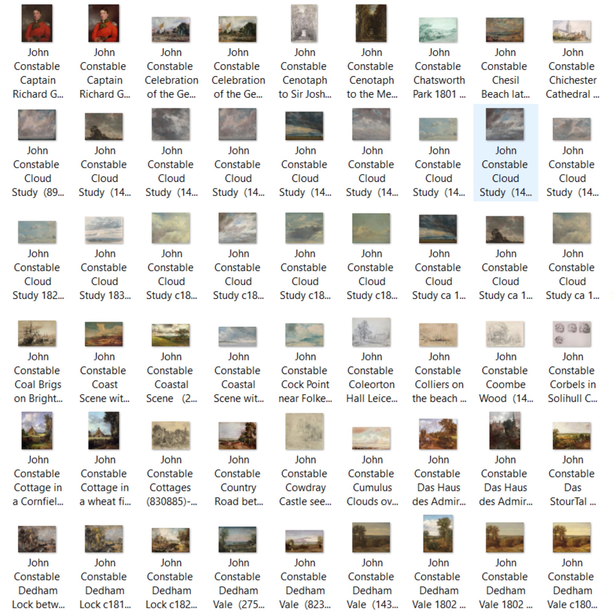John Constable Art Collection: 750+ High-res Digital Prints (300 DPI ...