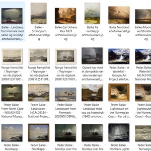 Peder Balke Art Collection: 75+ High-res Romantic Landscape Prints ...