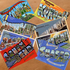 200+ Vintage Indiana State Greeting Card & Postcard Collection | 300 ...