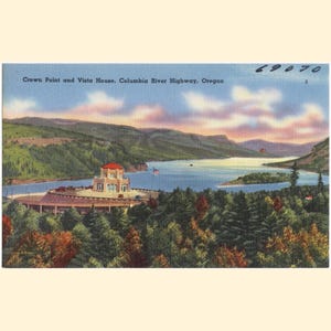 Vintage Oregon Postcard Collection: 100+ Oregon Landmarks (digital ...