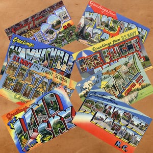 750+ Vintage North Carolina State Greeting Card&postcard Collection|300 ...