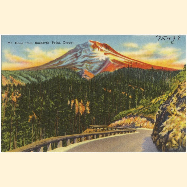 Vintage Oregon Postcard Collection: 100+ Oregon Landmarks (digital ...