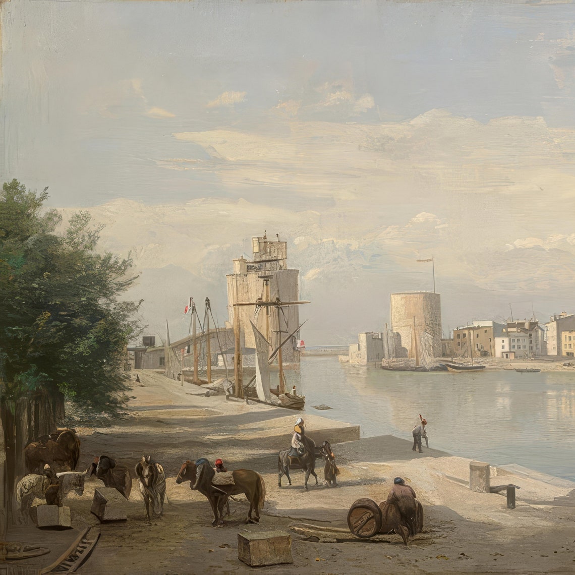 1100 High-res Jean-baptiste-camille Corot Art Collection 300 DPI ...