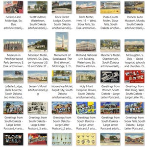 75+ Vintage South Dakota Postcard Collection: Landmarks & Scenery (300 ...