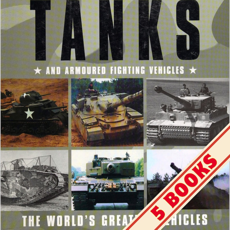 5 Tanks and Armoured Fighting Vehicles Books !| High Quality Photos and ...