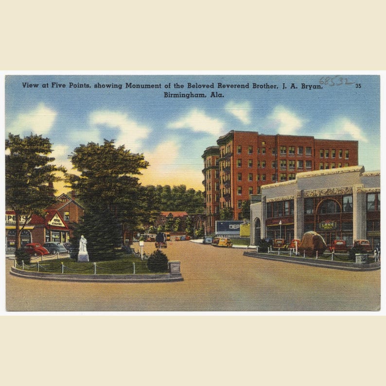130+ Vintage Alabama Postcard Collection: Landmarks & Scenery (300 DPI ...