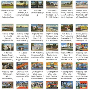750+ Vintage North Carolina State Greeting Card&postcard Collection|300 ...