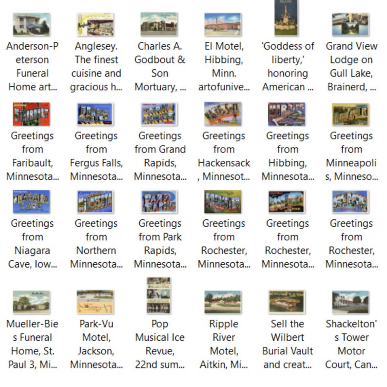 60+ Vintage Minnesota Postcard Collection: Landmarks & Scenery (300 DPI ...