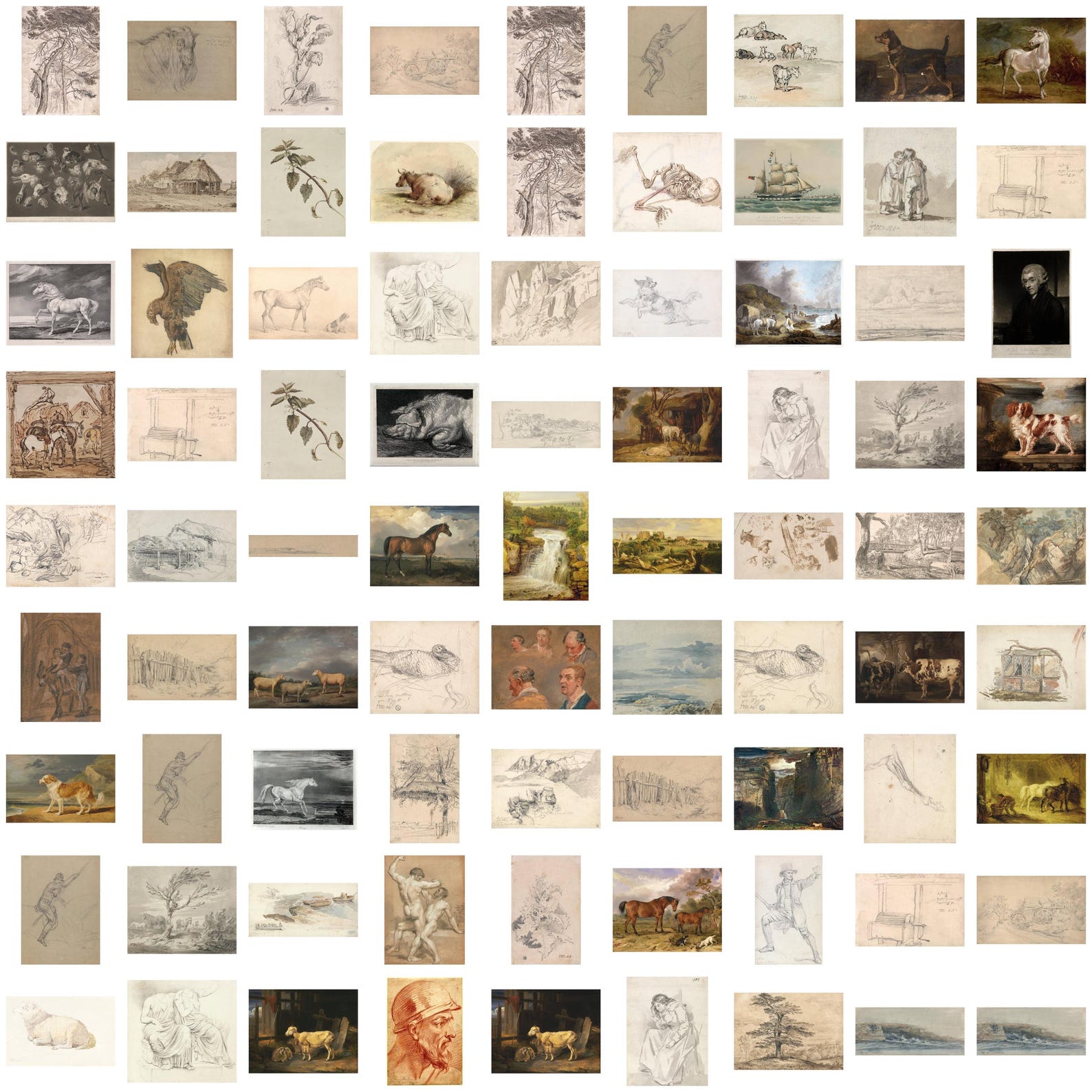 James Ward Art Collection: 600+ High-res Romantic Animal Paintings ...