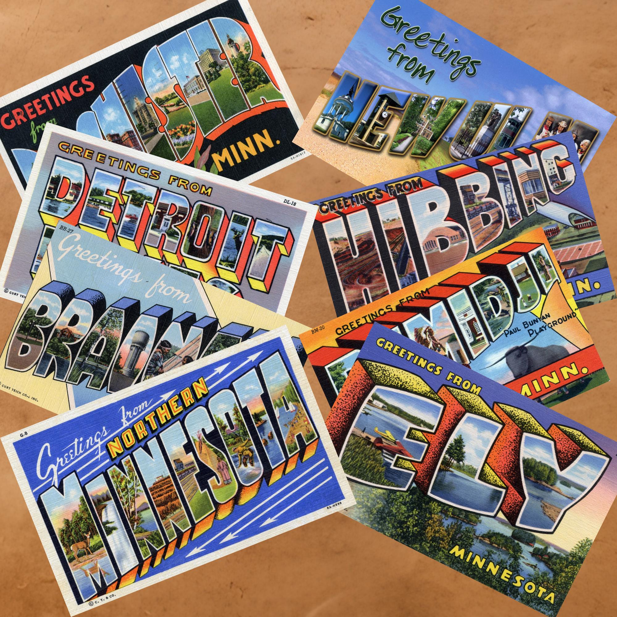 60+ Vintage Minnesota Postcard Collection: Landmarks & Scenery (300 DPI ...
