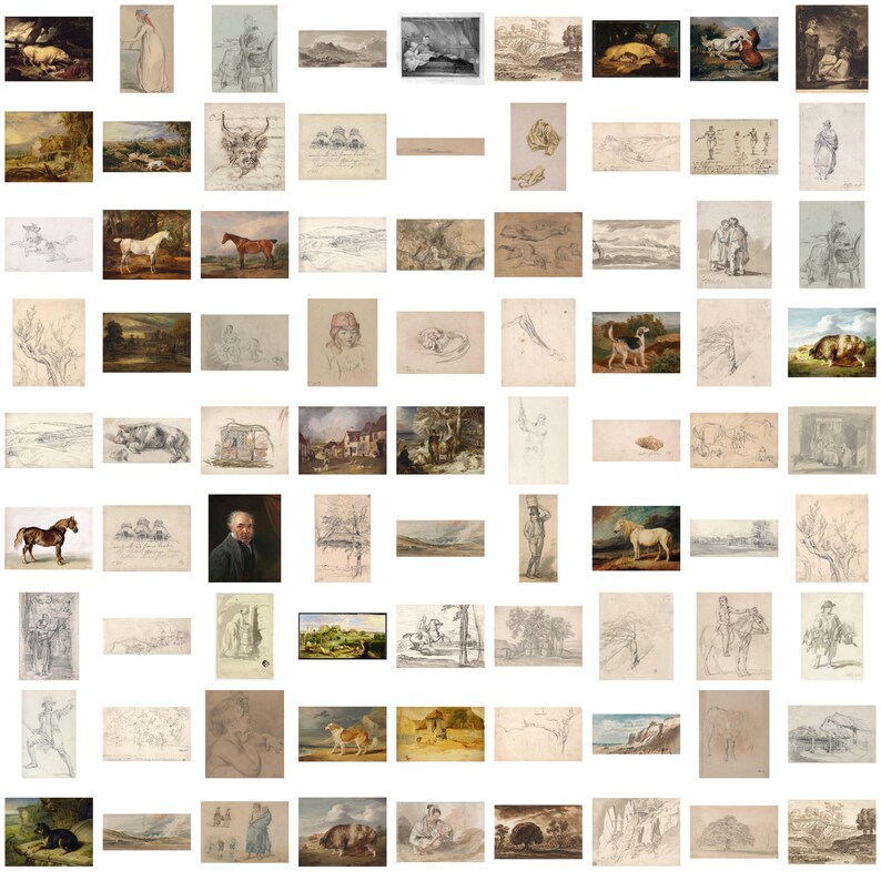 James Ward Art Collection: 600+ High-res Romantic Animal Paintings ...