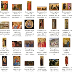 170+ Fra Angelico Art Collection | 300 DPI Printable | Digital Print ...