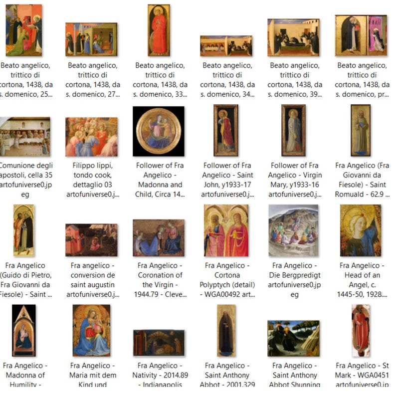 Fra Angelico Art Collection: 170+ Renaissance Paintings (digital Print ...