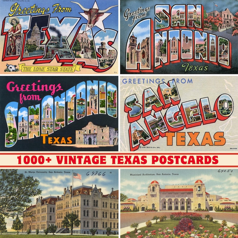Postcards Vintage - Etsy