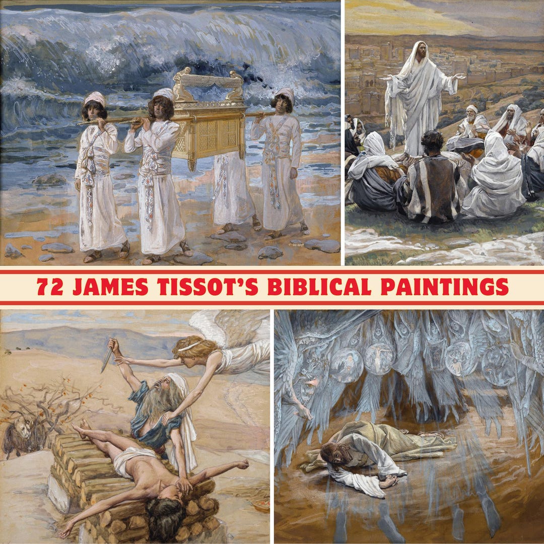 James Tissot Biblical Paintings: Vintage Old Testament Art Prints (300 ...