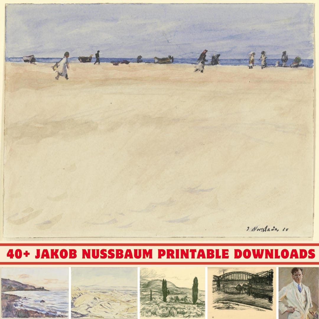 40+ High-res Jakob Nussbaum Art Collection | 300 DPI Printable ...
