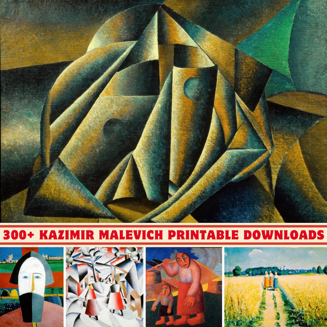 300+ High-res Kazimir Malevich Art Collection | 300 DPI Printable ...