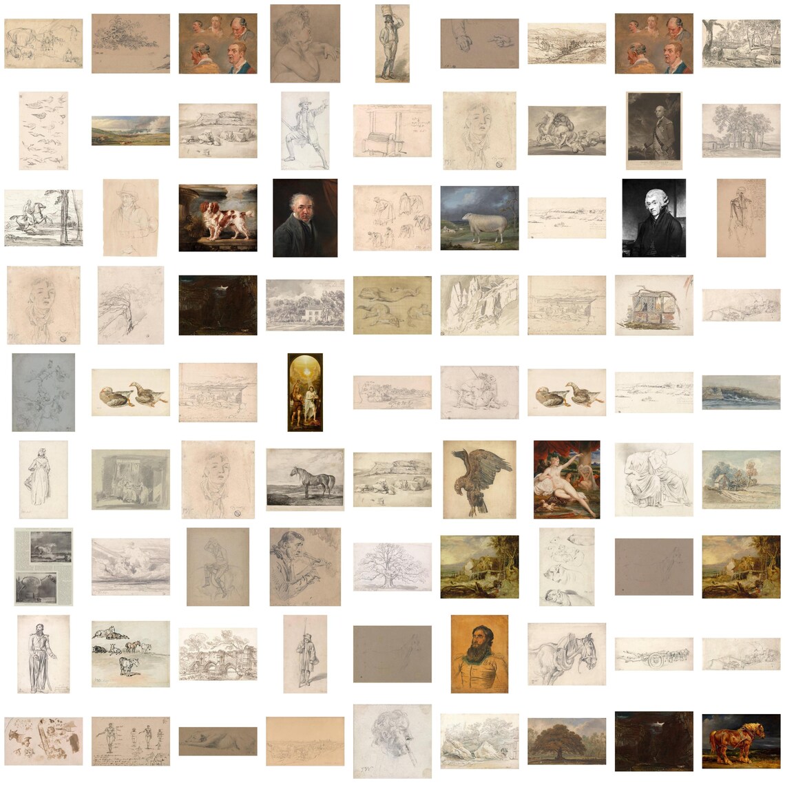 James Ward Art Collection: 600+ High-res Romantic Animal Paintings ...