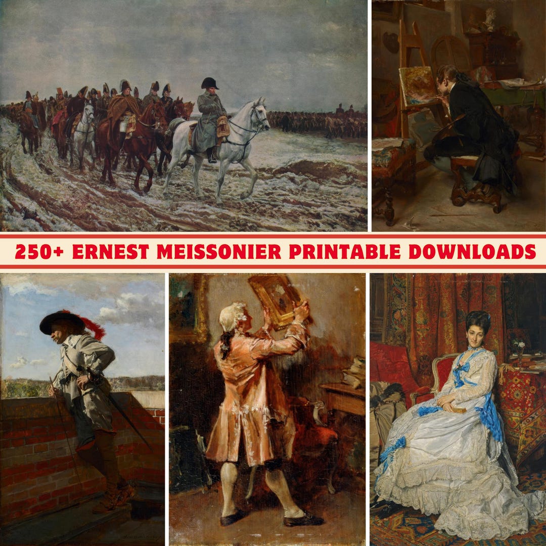 Ernest Meissonier Art Collection: 250+ High-res Printable Paintings ...