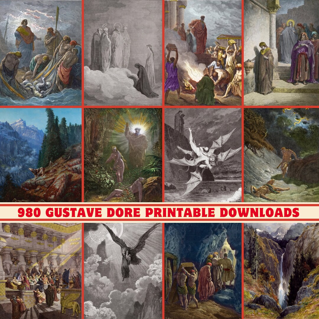 Gustave Dore Art Collection: 984 High-res Printable Illustrations ...