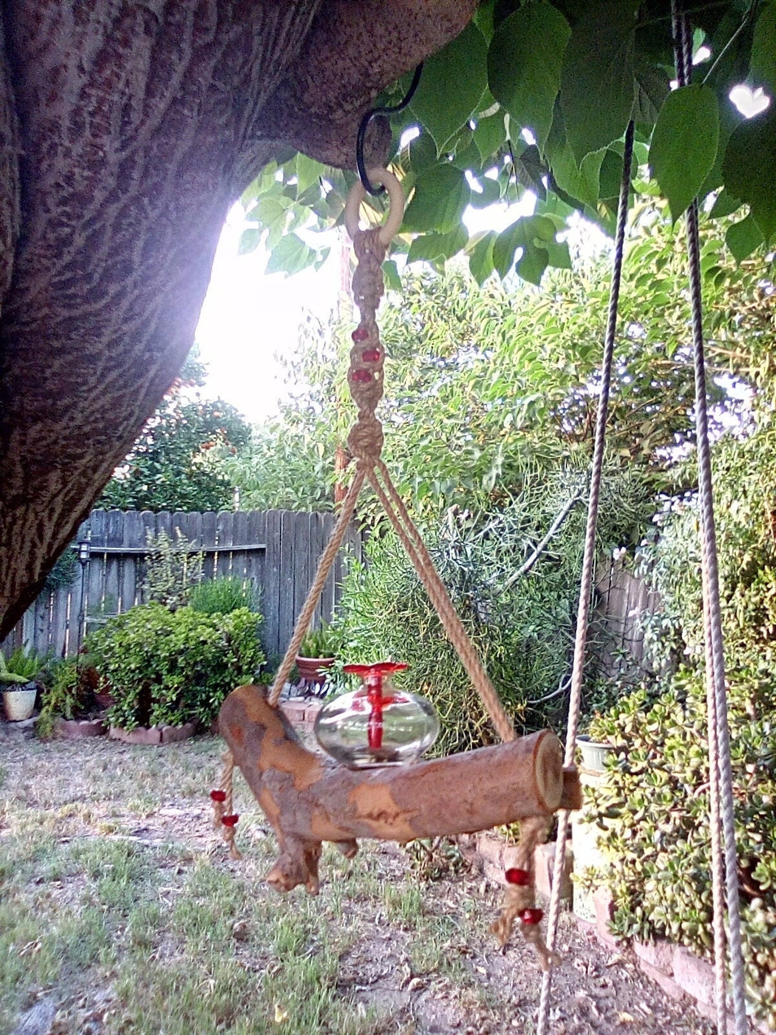 Hummingbird Feeder, Thanksgiving Gift, Glass and Wood, No Drip, Easy ...