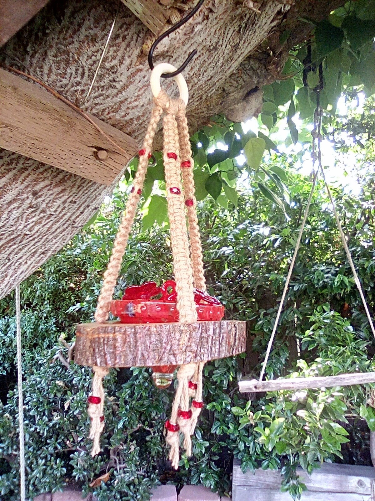 Hummingbird Feeder, Hanging Feeder, Glass Hummingbird Feeder, No Leak ...