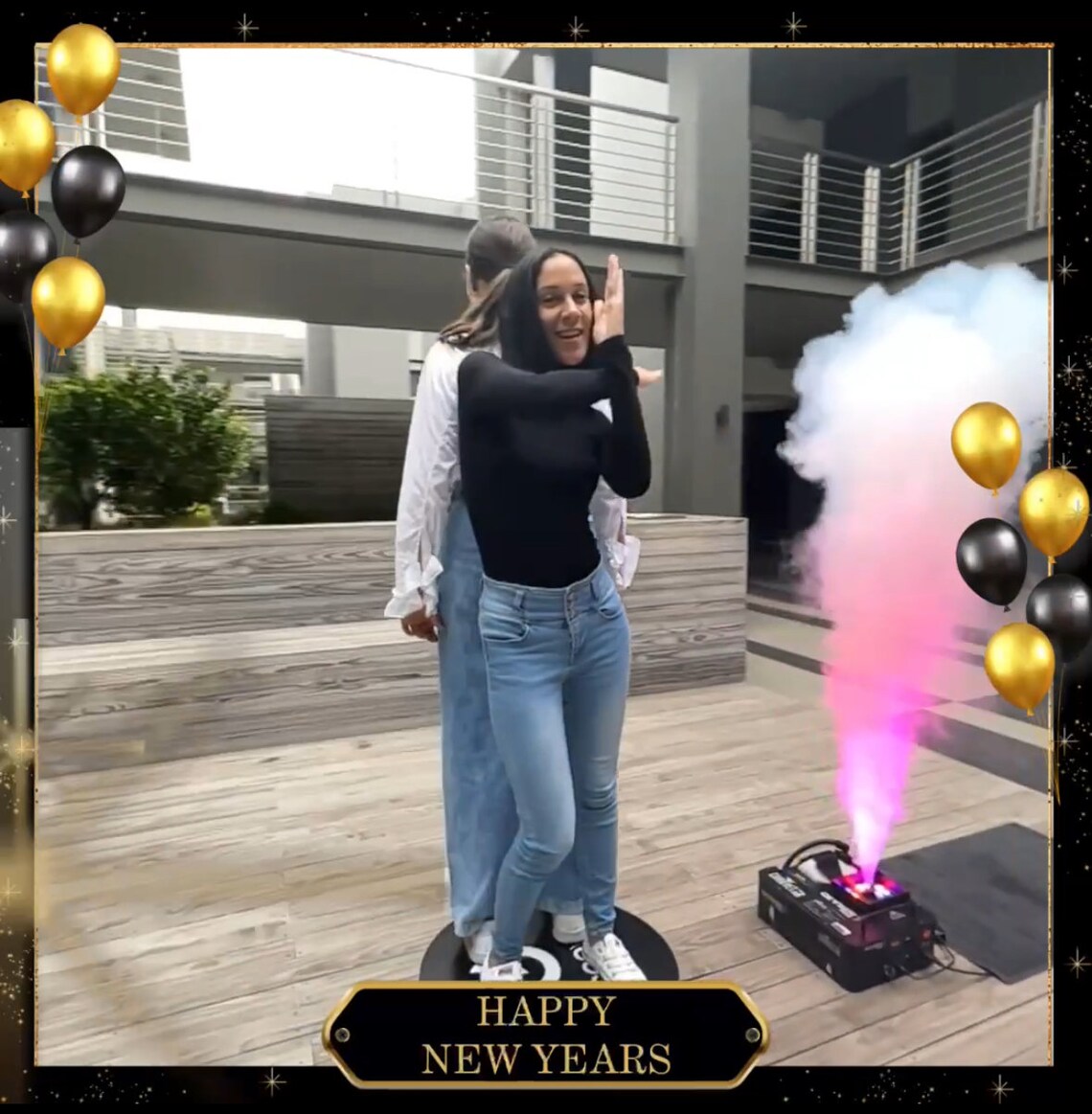 Custom Overlay New Years 360 Photo Booth Overlay Animated 360 ...