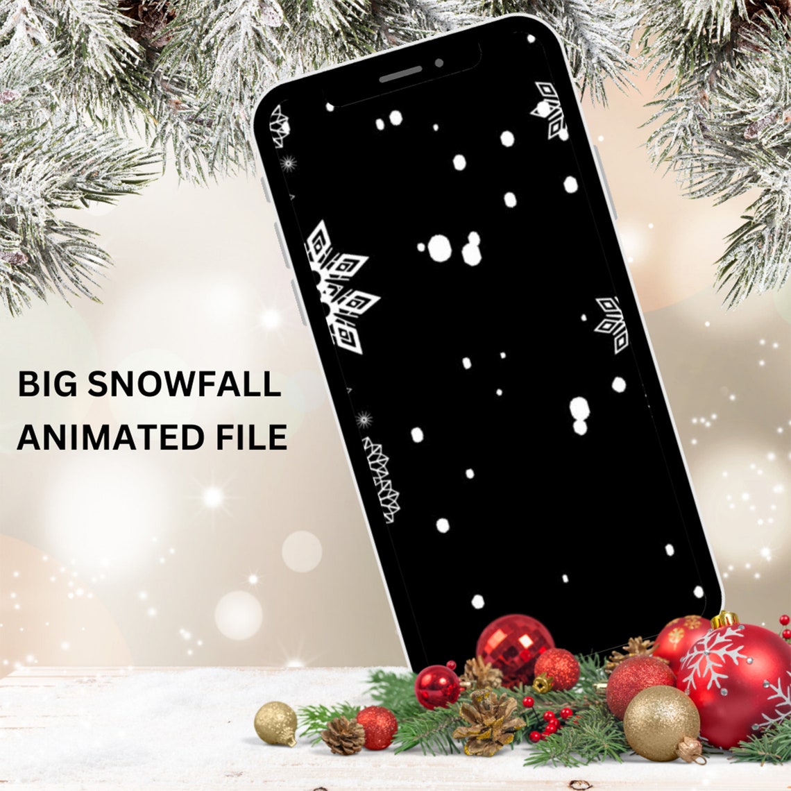 360 Photo Booth Animated Overlay Snowy Border Animated Overlay 360 ...