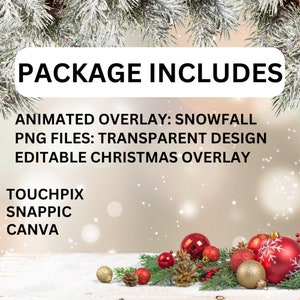 360 Photo Booth Animated Overlay Snowy Border Animated Overlay 360 ...