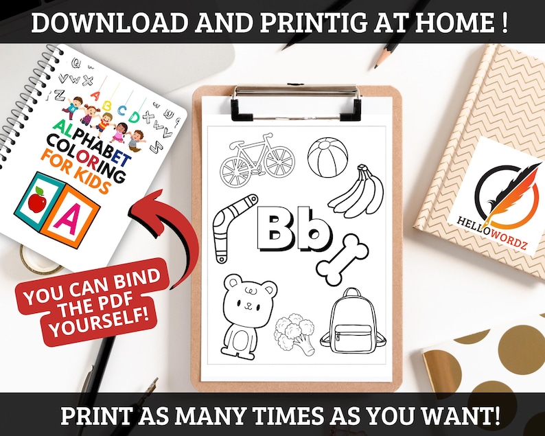 Alphabet Coloring Letter Abc Worksheet Printable Colouring Alphabet ...