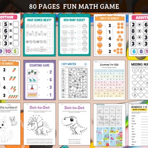 Math Worksheet Game Fun for Kids Worksheets Printable Preschool ...