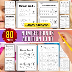Ten Frame Printable Worksheet 10 Frame Number Bonds Counting to 20 Set ...