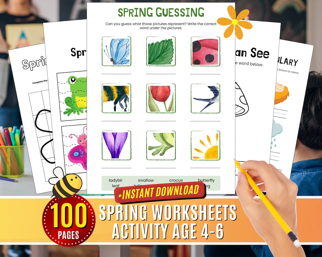 Spring Worksheet Activities for Kids Coloring Pages Coping Skills ...