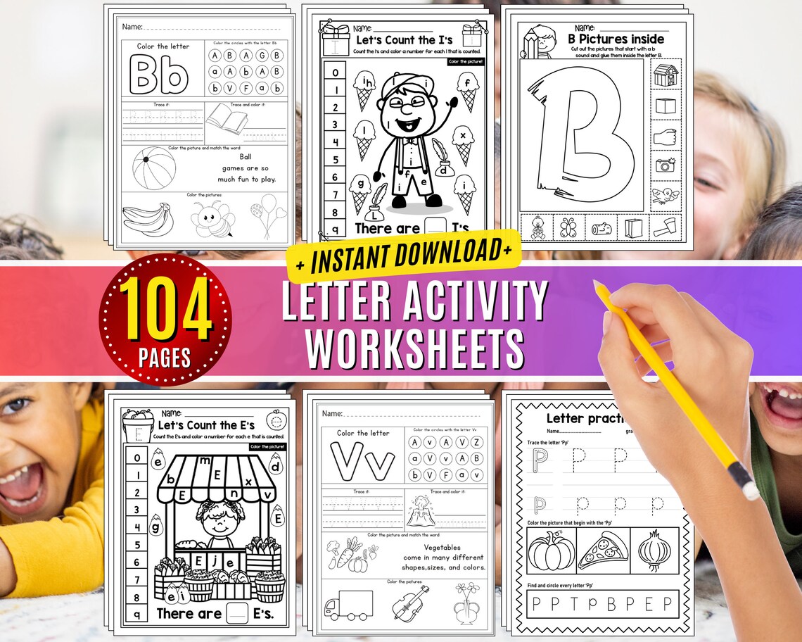 Tracing Worksheets Bundle Number Tracing Letters Activity Worksheets ...