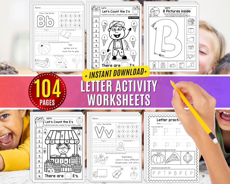 Tracing Worksheets Bundle Number Tracing Letters Activity Worksheets ...