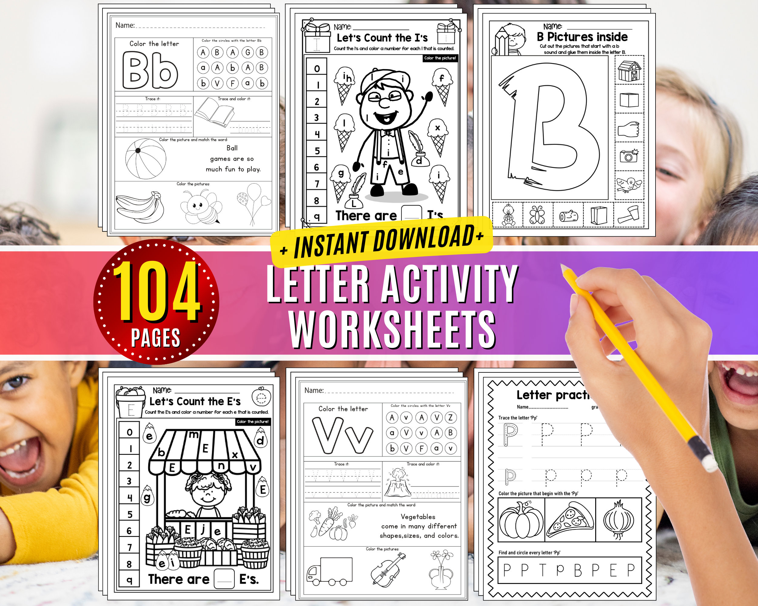 Tracing Worksheets Bundle Number Tracing Letters Activity Worksheets ...