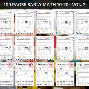 Numbers Worksheets Counting to 20 Math Kids, Learning Numbers Kids ...