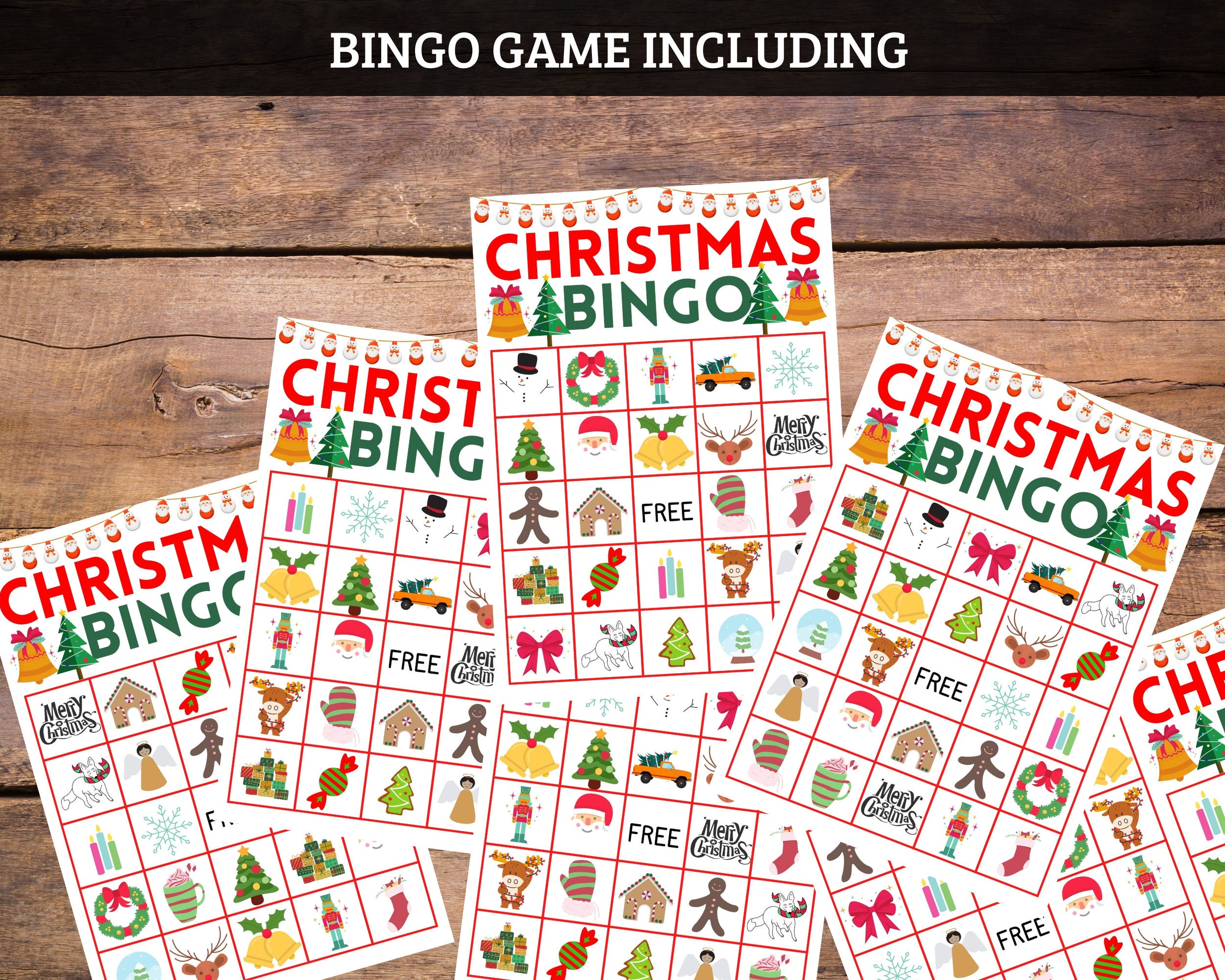 40 Activities Christmas Pages Printable Game Bundle for Kids ...