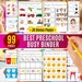 Preschool Busy Binder Worksheets Printables Educational Interactive for ...