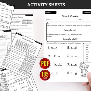 Language Arts Worksheets Activities Educational 2nd Grade Grammar ...
