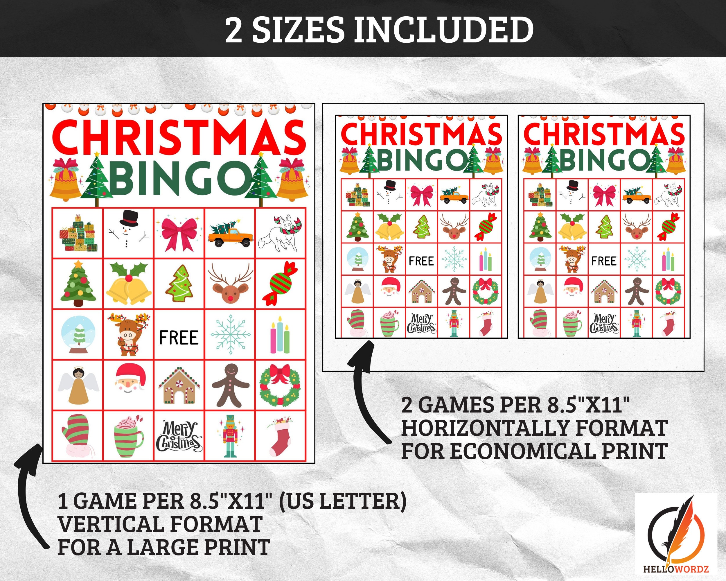 40 Activities Christmas Pages Printable Game Bundle for Kids ...