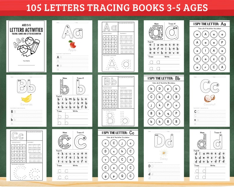Letter Worksheets Alphabet Tracing Formation ABC Letter Recognition ...