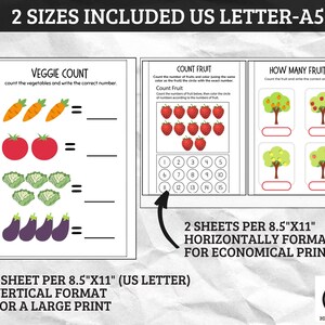 Counting Worksheet Activity for Kindergarten Counting to 10 Learning ...