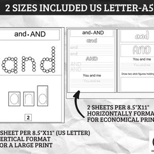 Dolch Sight Word Pre-primer Worksheets Kindergarten High Frequency Pre ...