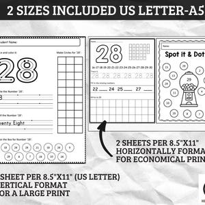 Number Recognition 1 30 Counting and Color Worksheet Learn to Count ...