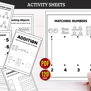 Kindergarten Math Worksheets Number and Counting, Learning Counting 1 ...