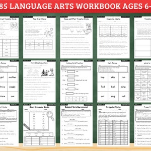 Language Arts Worksheets Activities Educational 2nd Grade Grammar ...