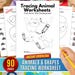 Tracing Animal Worksheets Fine Motor Skills Printable Pen Control Trace ...